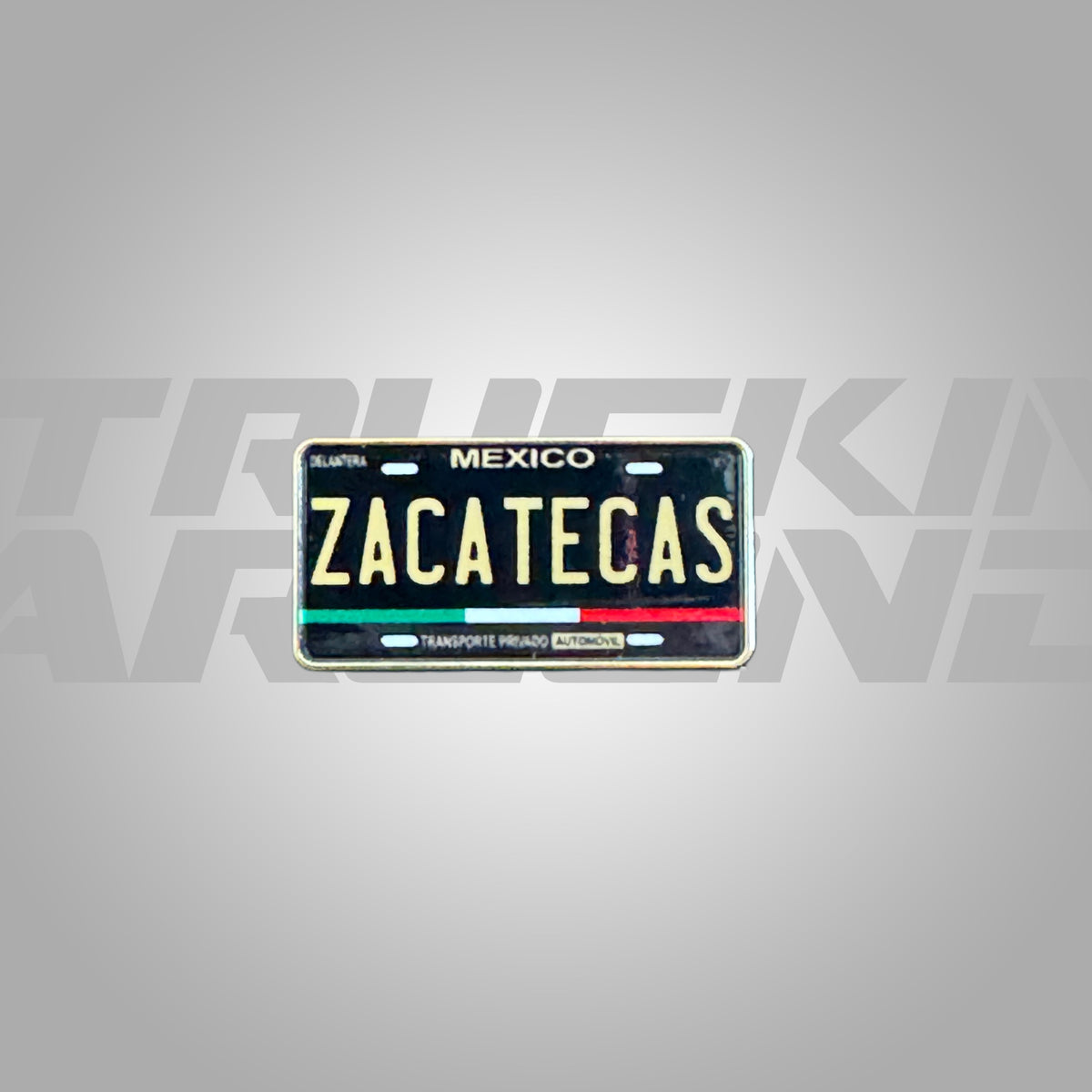 ZACATECAS License Plate Hat Pin Truckin Around – TruckinAround