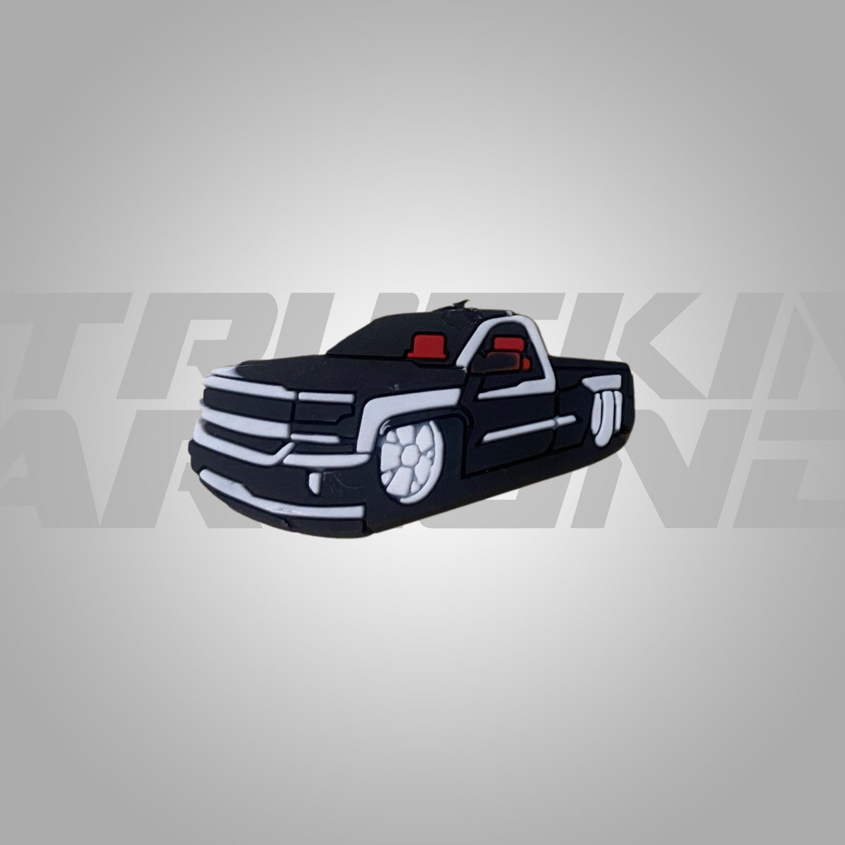 Croc Charm Black Silverado – TruckinAround